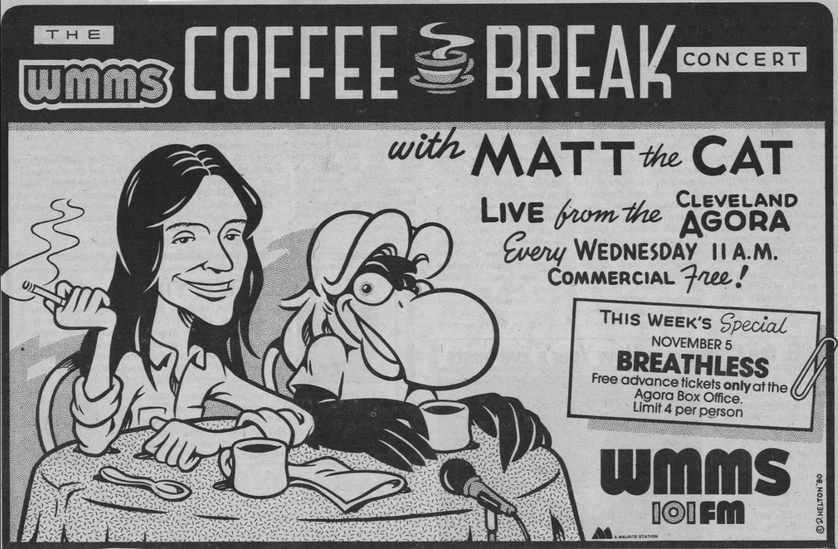 The Glory Days of the WMMS Coffee Break Concerts | Cleveland Vintage ...
