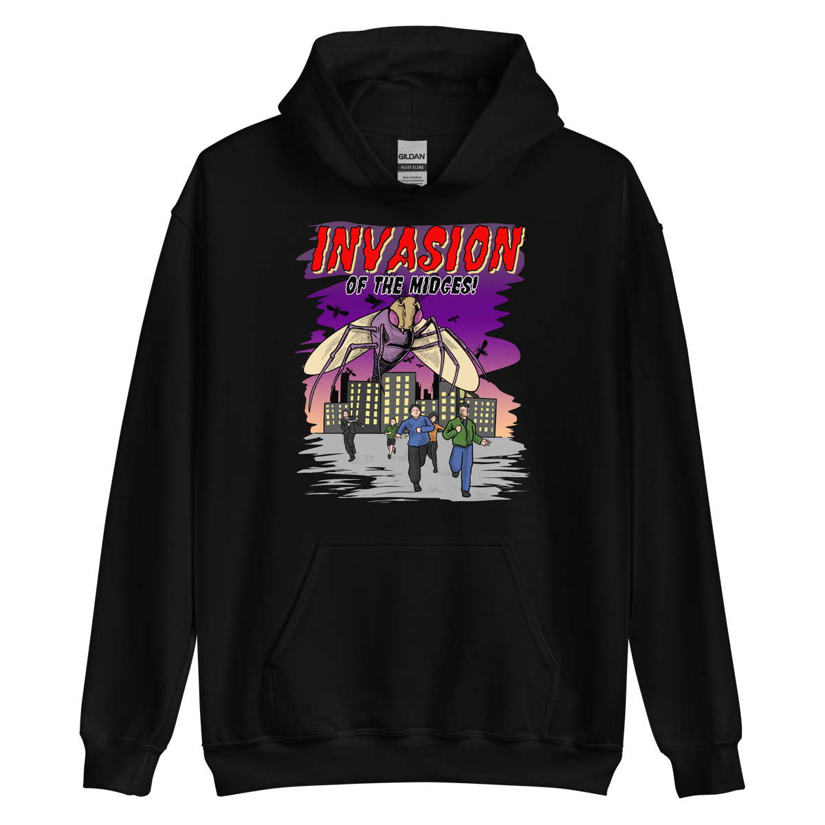 Invasion of the Midges Hoodie | Midges Apparel | Cleveland Vintage Shirts