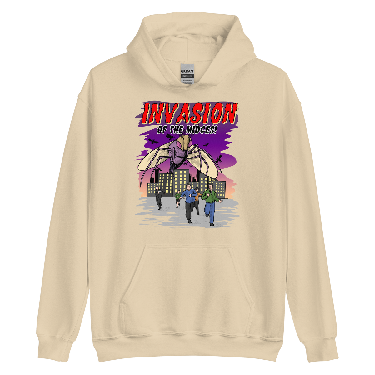 Invasion of the Midges Hoodie | Midges Apparel | Cleveland Vintage Shirts