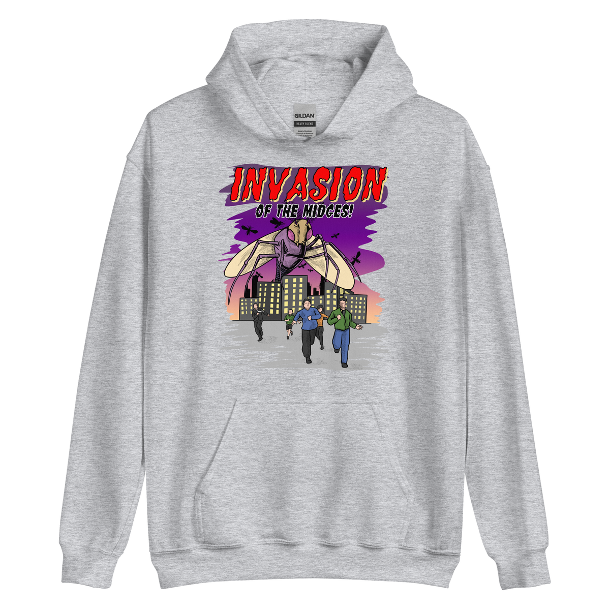 Invasion of the Midges Hoodie | Midges Apparel | Cleveland Vintage Shirts