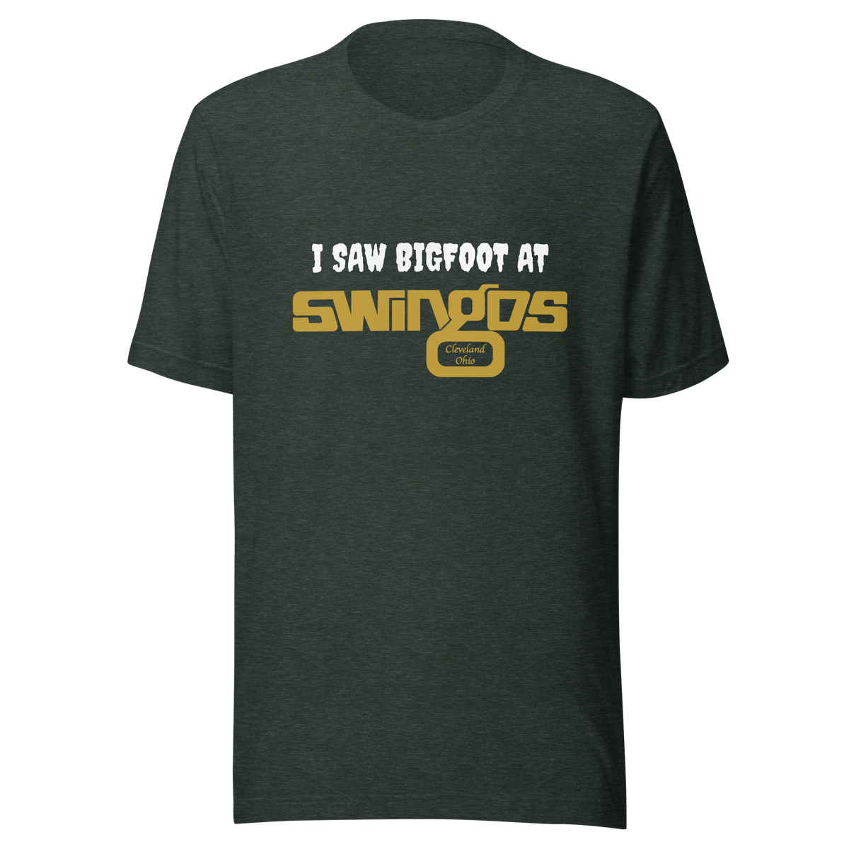 I Saw Bigfoot at Swingos T-Shirt | Cleveland Vintage Shirts