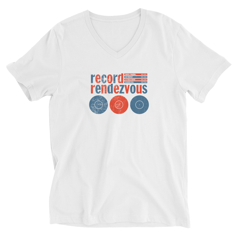Record Rendezvous V-Neck T-Shirt – Cleveland Vintage Shirts